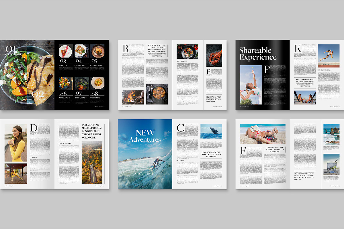 Magazine Template, a Magazine Template by BrandPacks