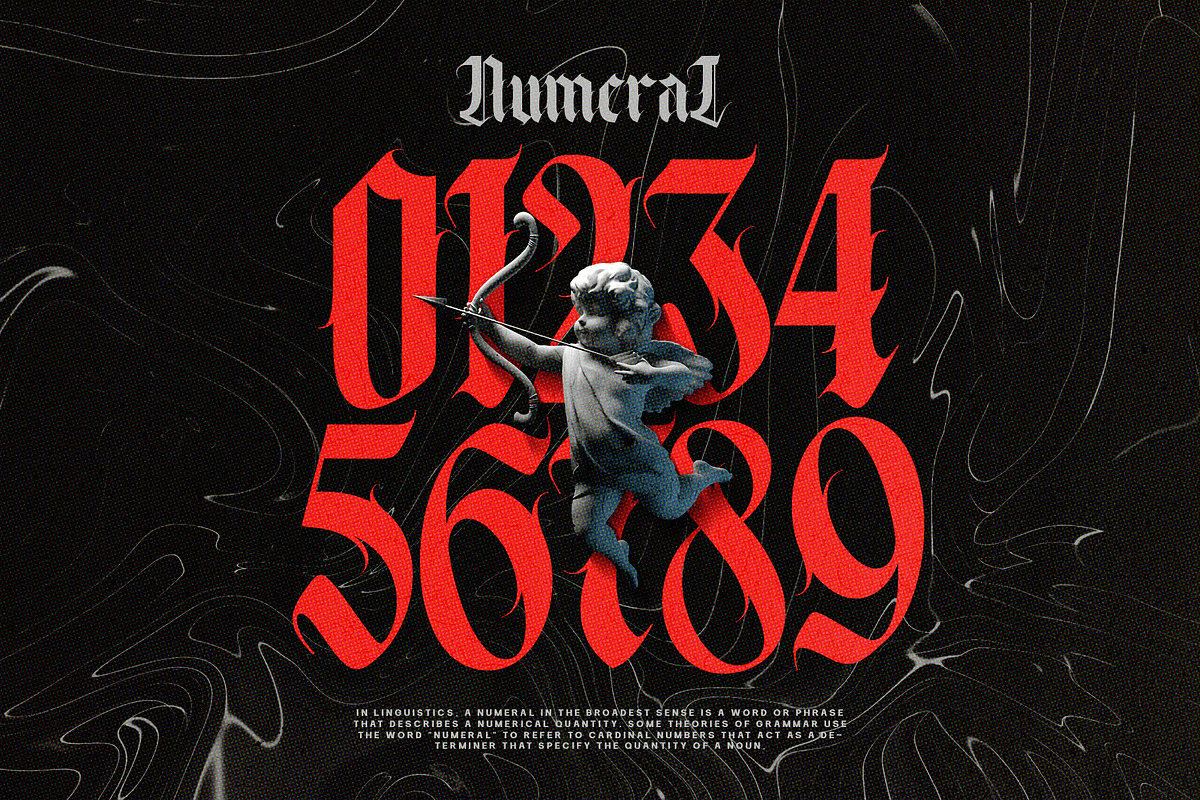 Makhor Metal Blackletter Font, a Blackletter Font by alit design