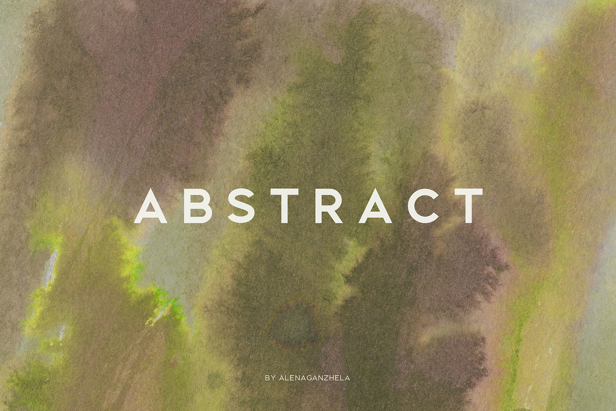 FADING GARDEN abstract ink textures, a Texture Graphic by alenaganzhela