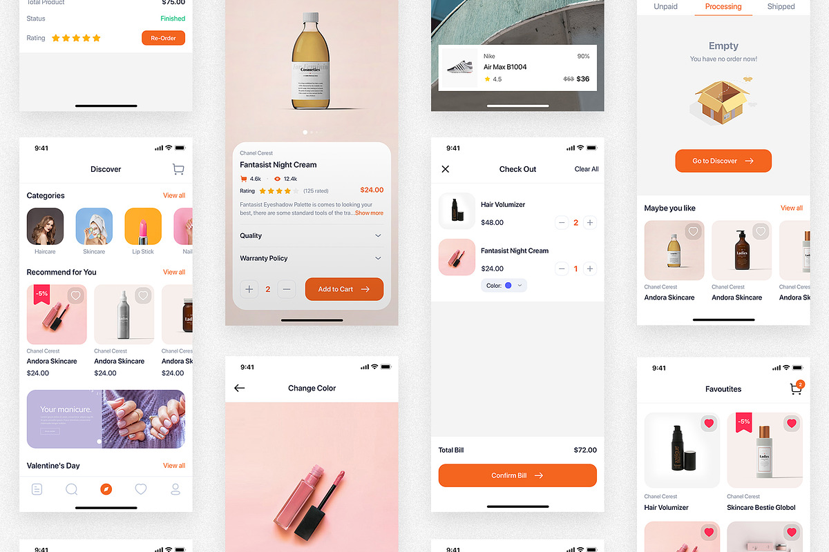 Blossom - Beauty UI Kit, an App Template by hoangpts