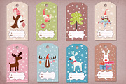 Winter/Christmas gift tags | Card Templates ~ Creative Market