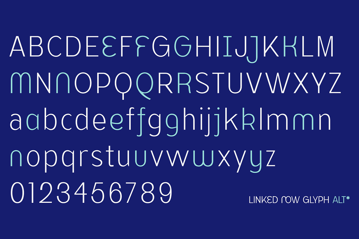 Linked Now - Modern Typeface, a Sans Serif Font by Jehoo Creative