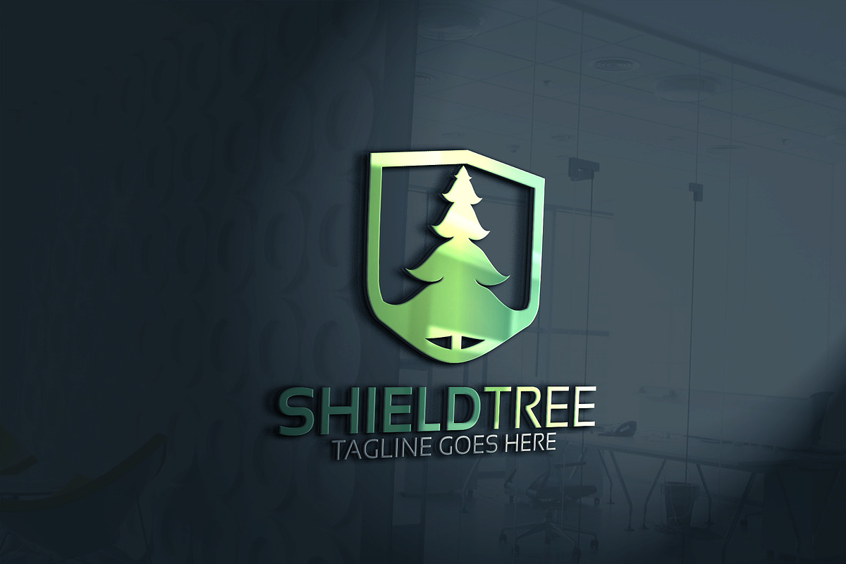 Shield Tree Logo, a Branding & Logo Template by Josuf Media