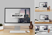 Deskstop Mockup, a Device Mockup by seulangagraphic