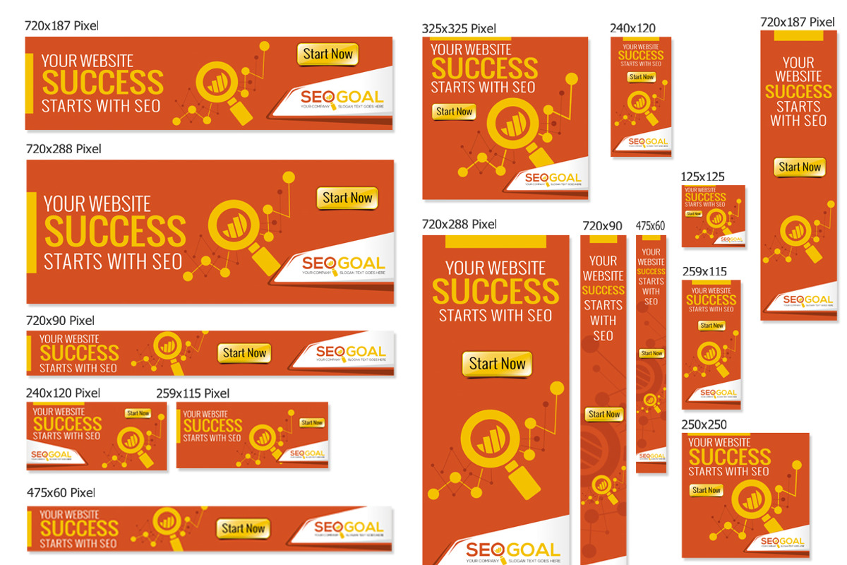 SEO Services Web Banners & Ads, a Templates & Theme by ContestDesign
