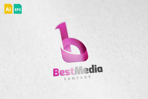 Best Media Logo, a Branding & Logo Template by Schneider Design Store