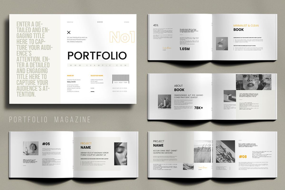 Minimalist Portfolio Magazine