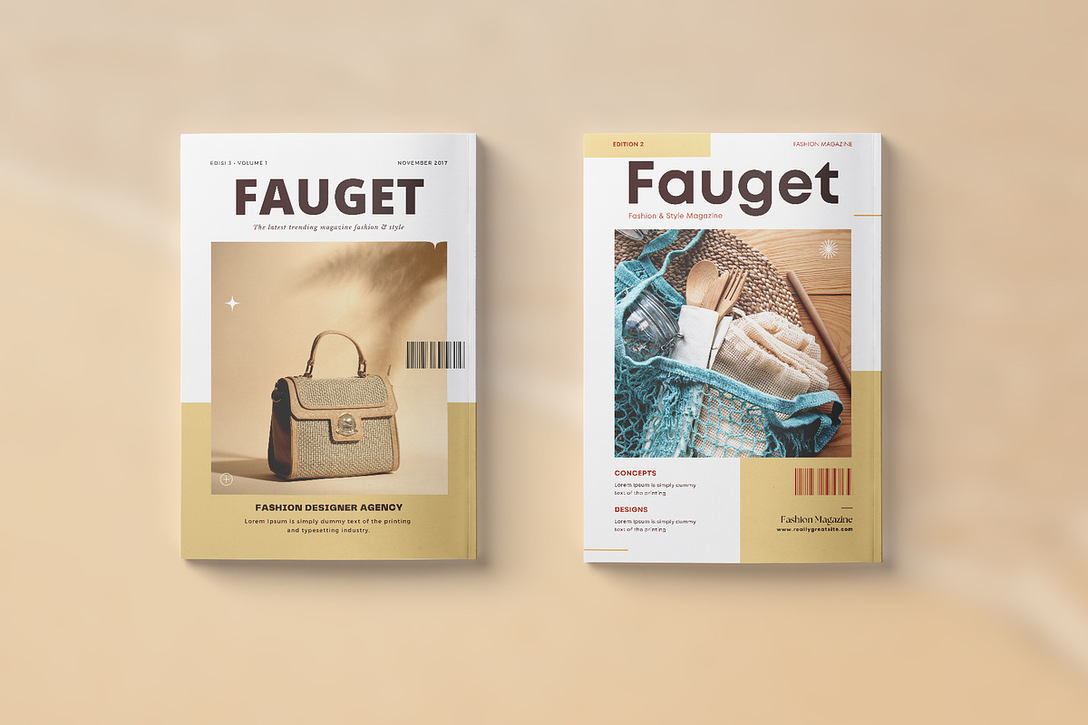Fauget Fashion Magazine Template
