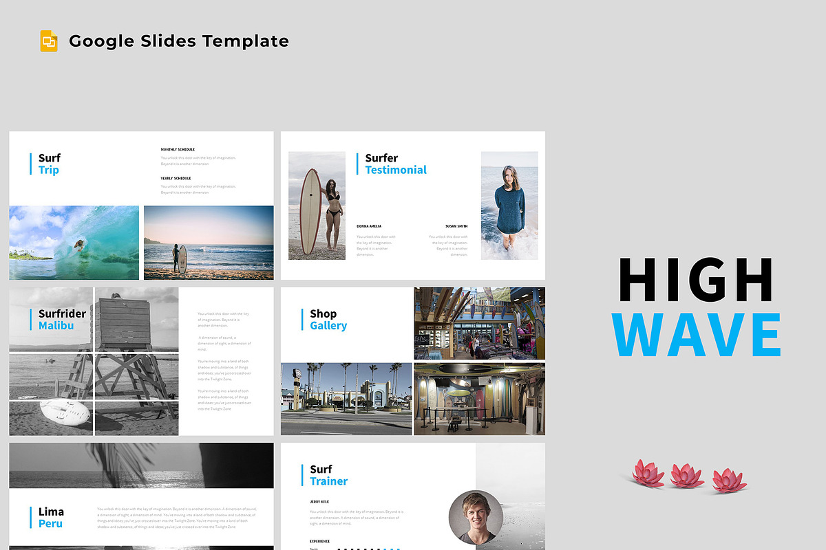 High Wave - Google Slides Template, a Presentation Template by Incools ...