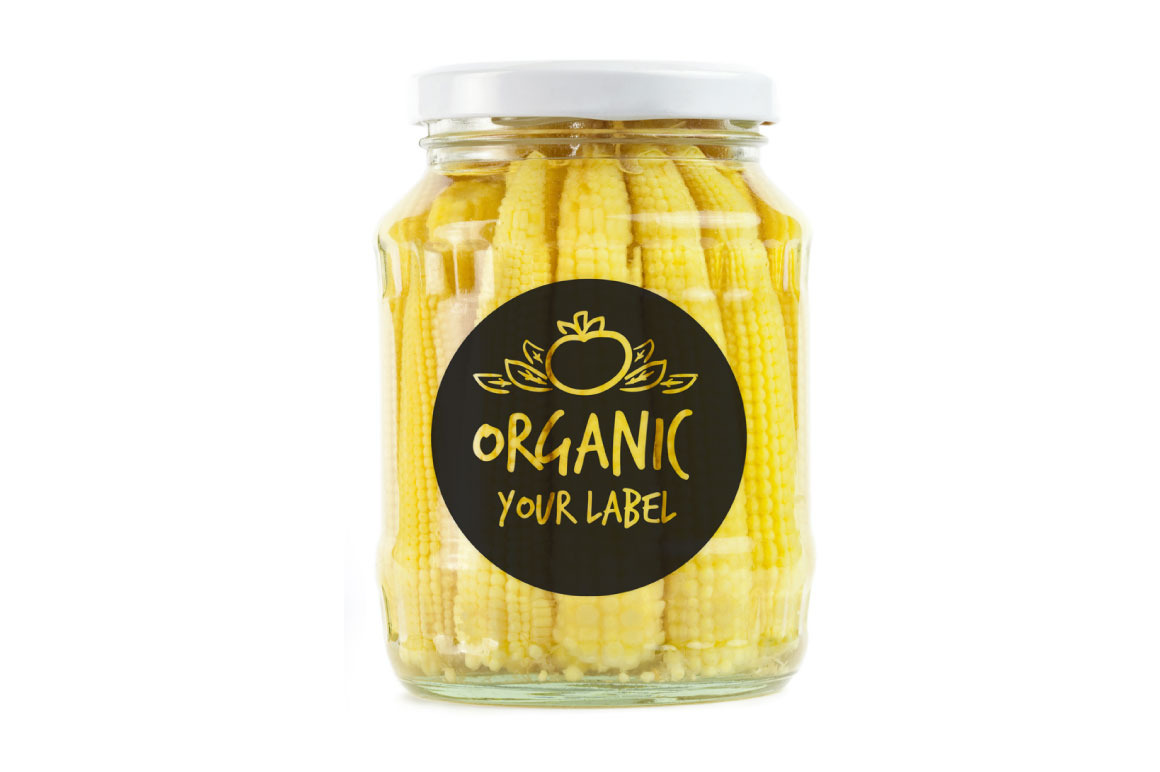 Corn Conserve/Compote Mock-up#12 | Merchandise Mockups ~ Creative Market