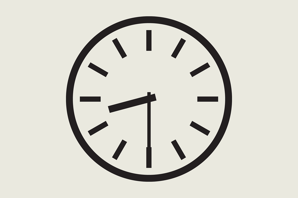 Time Clocks Font, a Symbol Font by GG Design