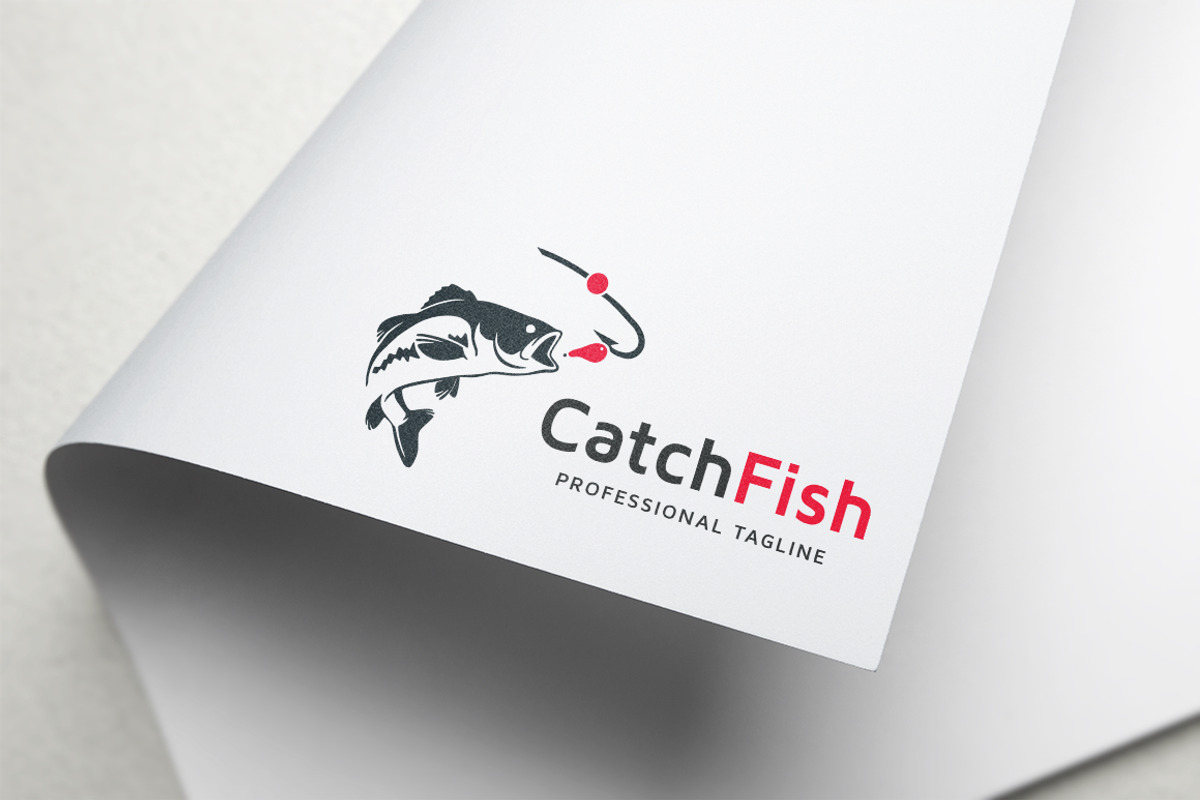 Catch Fish Logo, a Branding & Logo Template by Design_Planet