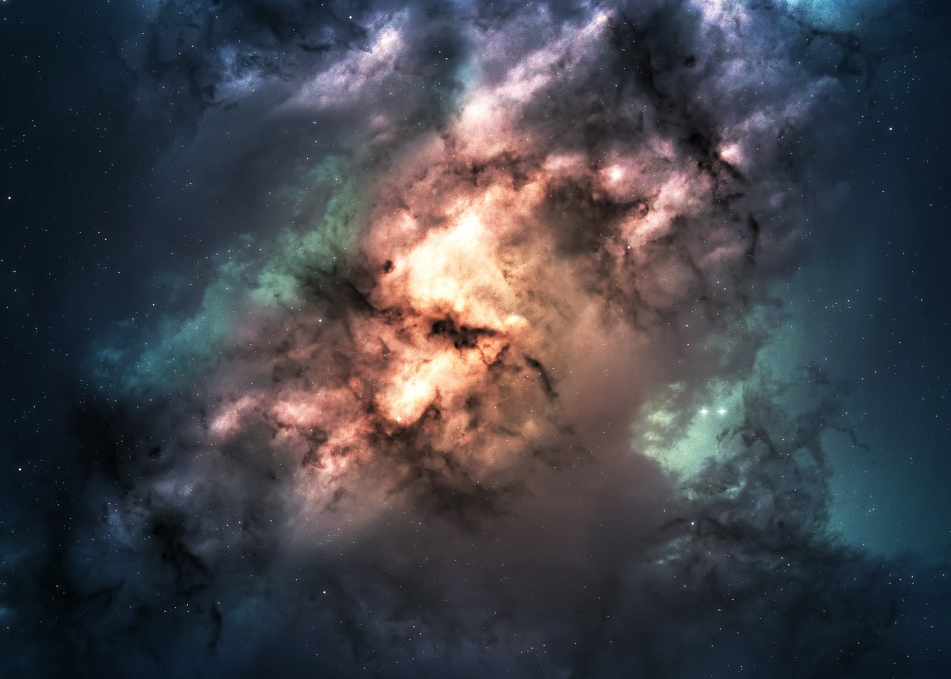 Beautiful outer space wallpaper featuring space, cosmos, and planet, an ...