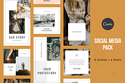 Canva Social Media Pack (Vol.2), a Social Media Template by uispot