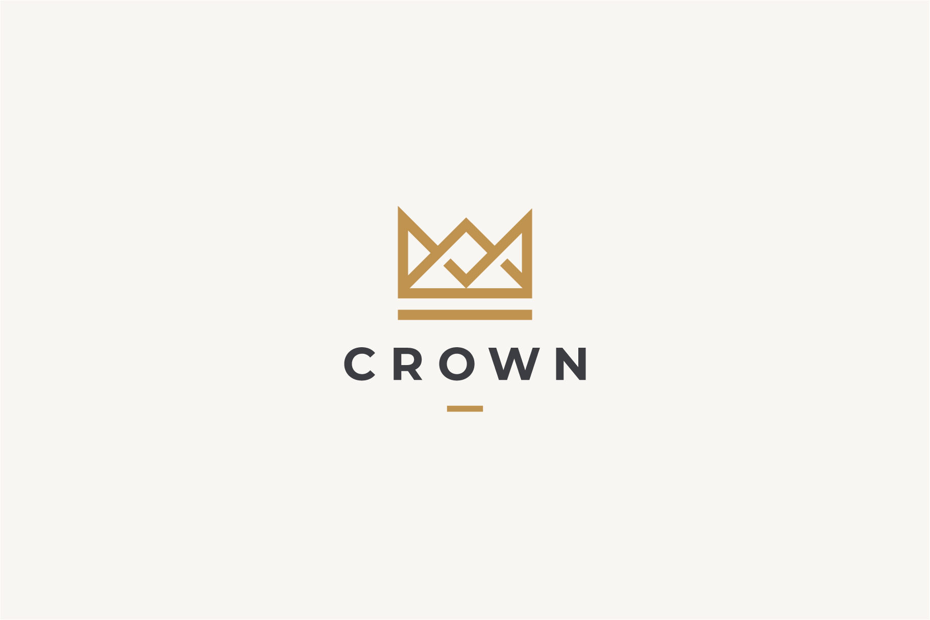 Creative Crown abstract Logo design., a Branding & Logo Template by lettett