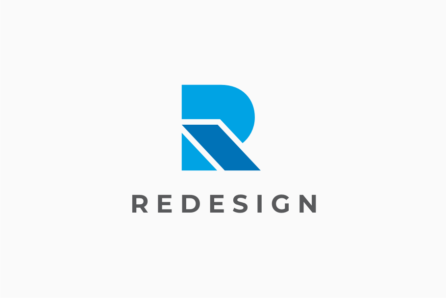 Redesign Letter R Logo Design | Branding & Logo Templates ~ Creative Market