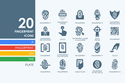 20 Fingerprint icons, an Icon by Palau