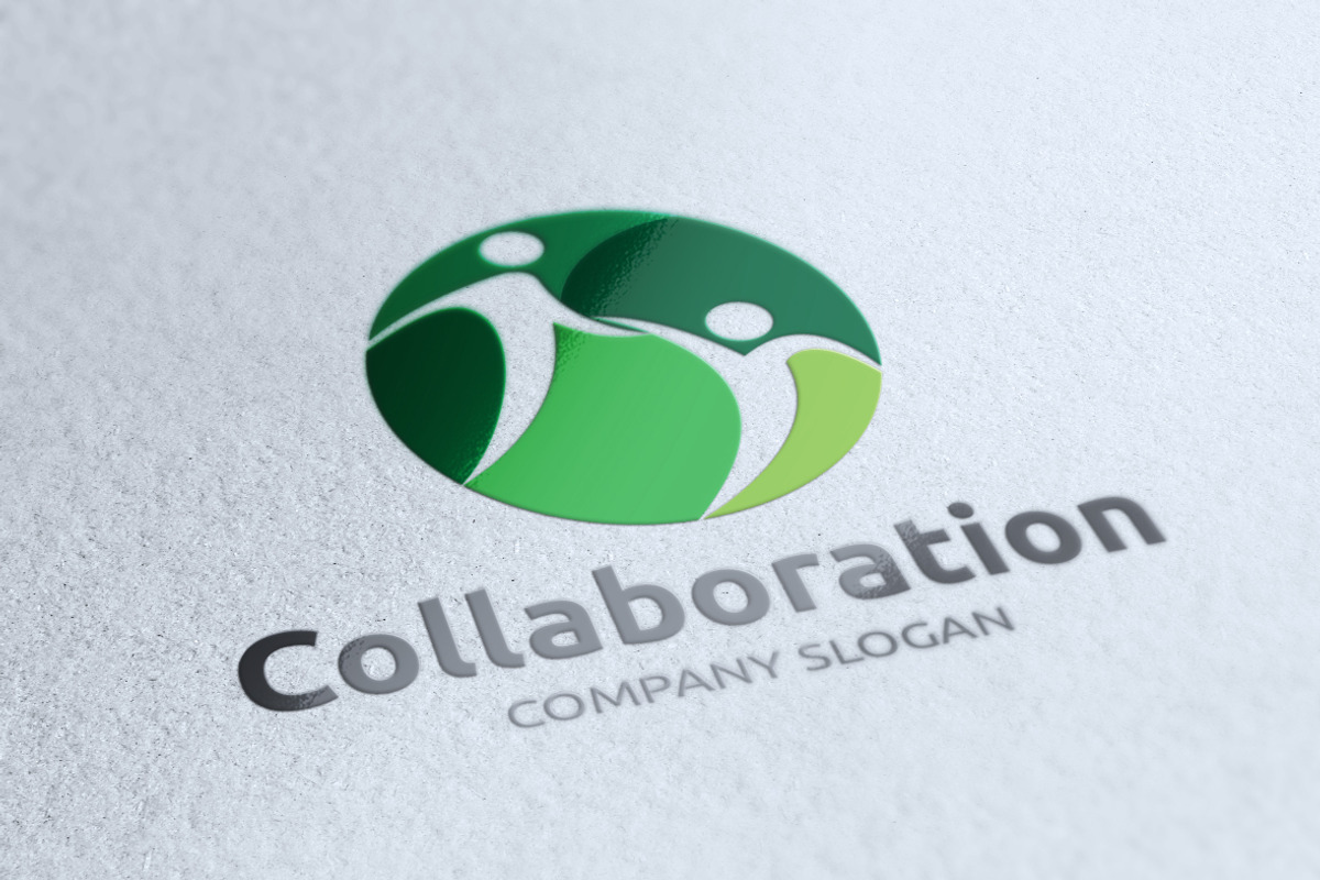 Collaboration Logo, a Branding & Logo Template by Vectorwins Premium Shop