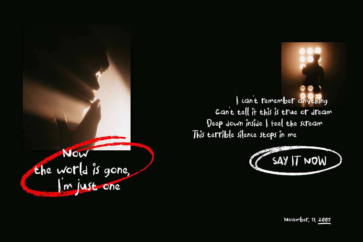 Boredom - Handwritten Font