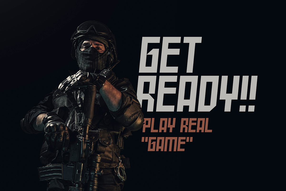 Battlefly Modern Boxy Font, a Font by Dicubit