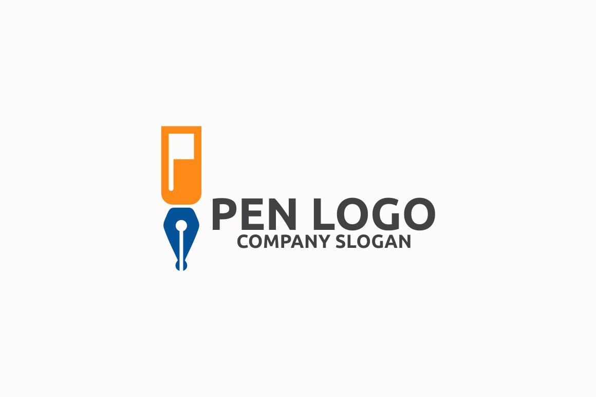Pen Logo, a Branding & Logo Template by Brandlogo