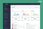 Interface PSD - Dashboard Admin Page, a Websites & App Template by ...