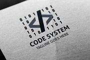 Code System Logo, a Branding & Logo Template by Design_Planet