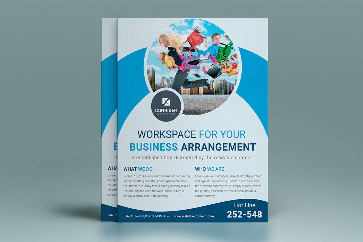 Digital Marketing Flyer, a Flyer Template by Dotnpix