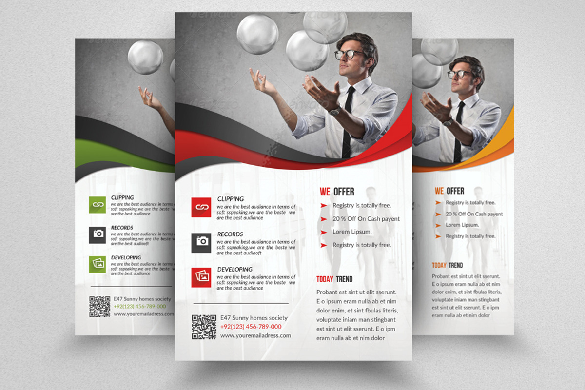 Business Strategy Flyer Template, a Flyer Template by Design Up