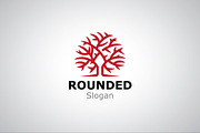 Rounded Tree Logo Template, a Branding & Logo Template by Heavtryq Design