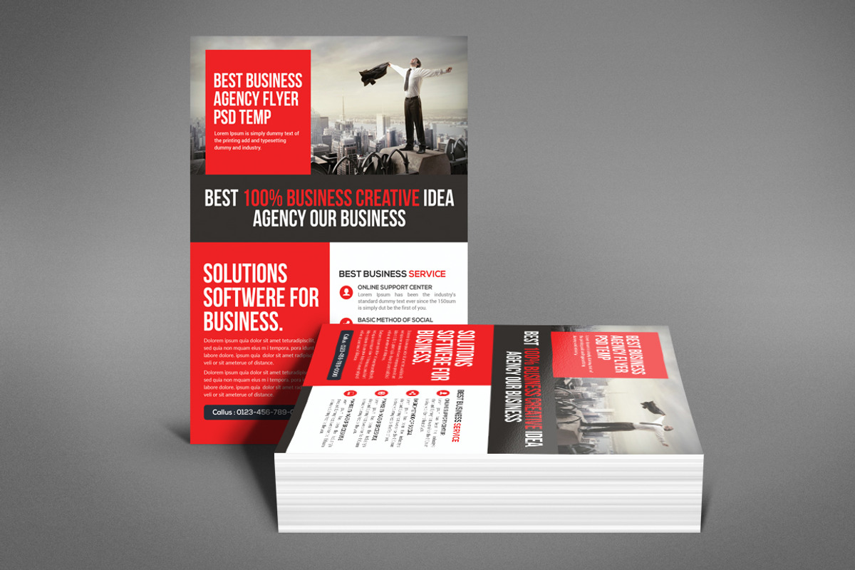 Bright Creative Flyer, a Flyer Template by graphicforest