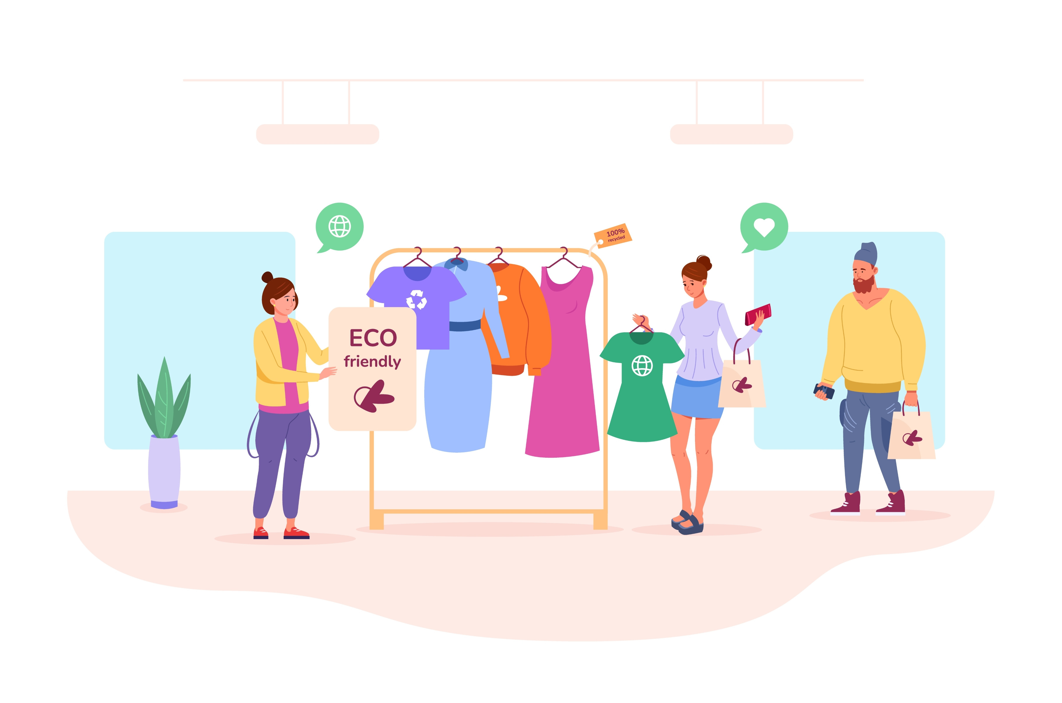 Clothing sustainable fashion. Eco, a Background Graphic by Stock-Smart ...