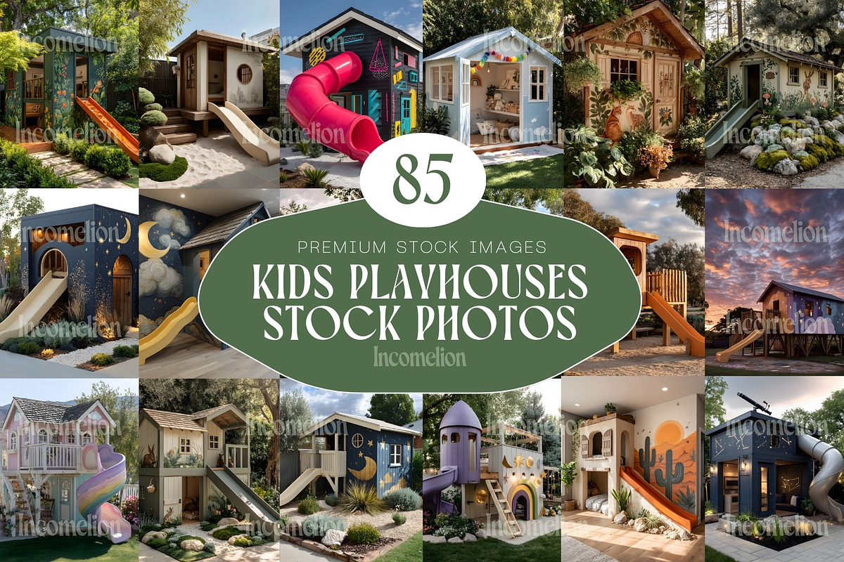 85 Kids Playhouse Stock Photos, an Architecture Photo by Incomelion