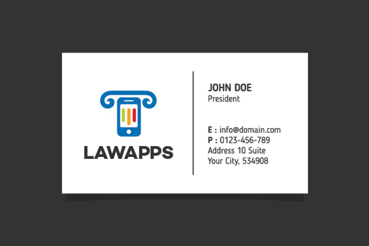 Mobile Law Logo Template, a Branding & Logo Template by nospacestore