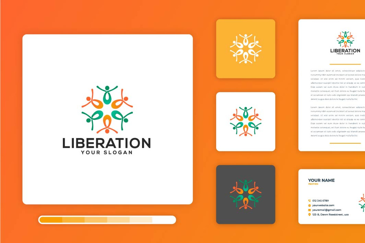 Liberation Logo Design Template, a Branding & Logo Template by Nisha Droch