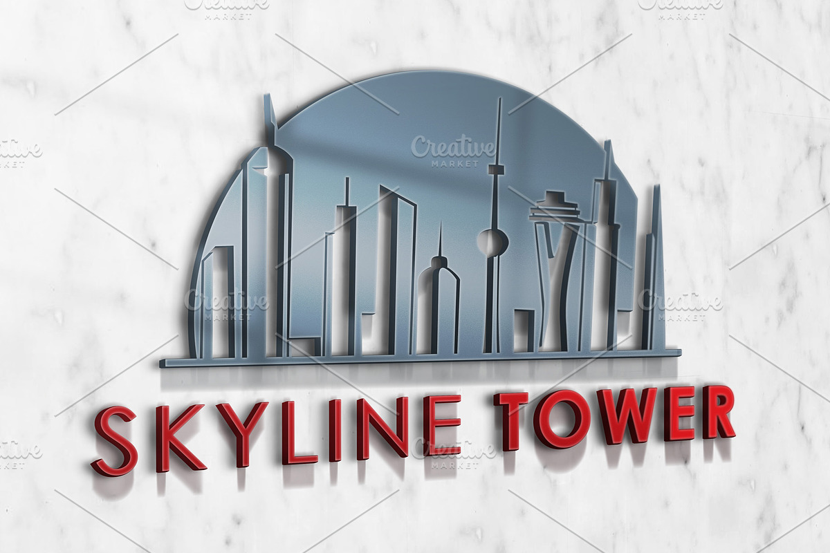 Skyline Tower Logo Template, a Branding & Logo Template by What a Story