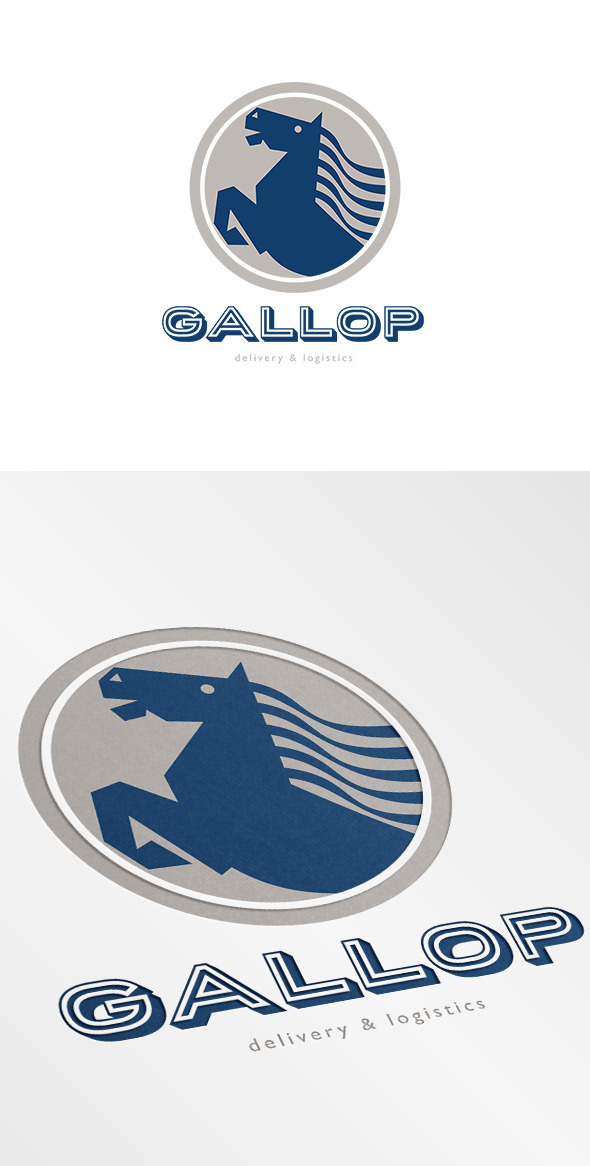 Gallop Delivery and Logistics Logo, a Branding & Logo Template by ...
