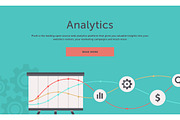 Web Analytics Elements, a Technology Illustration by robuart