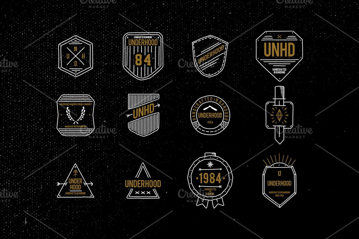 24 Outline Logos Template, an Object Graphic by Dega Syukurilah ...
