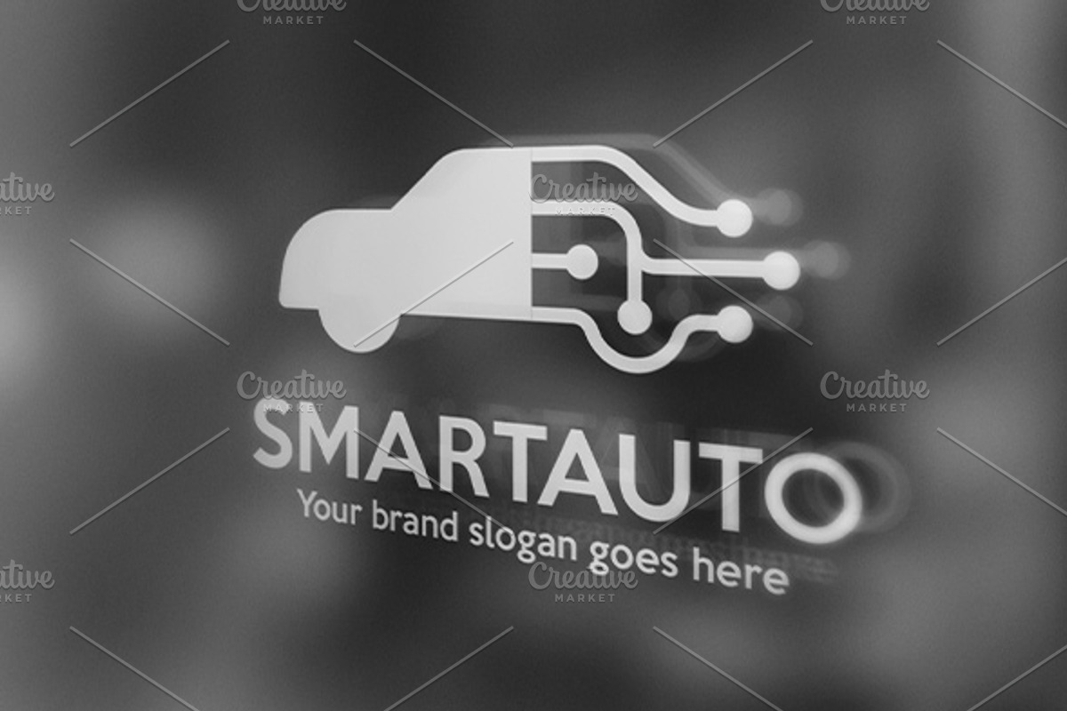 Smart Car Logo, a Branding & Logo Template by WheelieMonkey