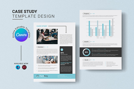 Case Study Booklet | Brochure Templates ~ Creative Market