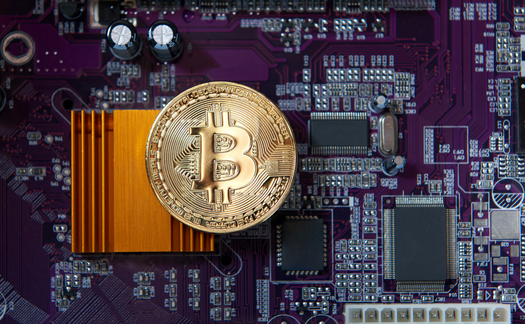 Bictoin containing bitcoin, coin, and money, a Business Photo by Byrdyak