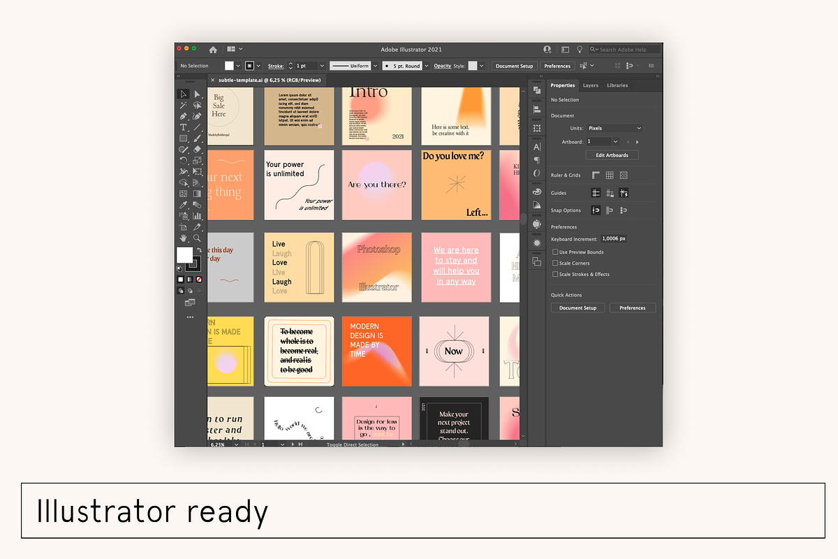 Lo Fi Instagram Templates, a Social Media Template by Bolderaja1 Studio