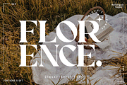 Florence - Classy Serif Font, a Serif Font by overlaytemplates