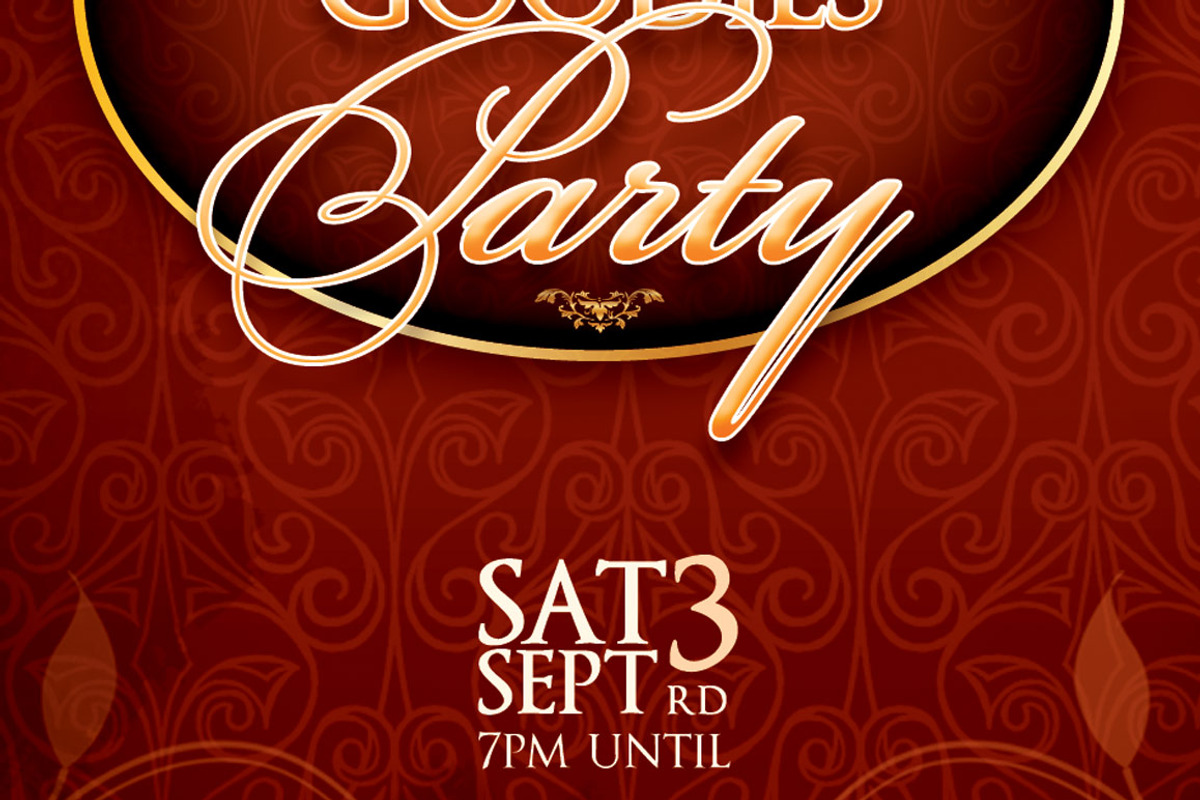 Oldies Goodies Party Ticket Template, a Card Template by Godserv Designs