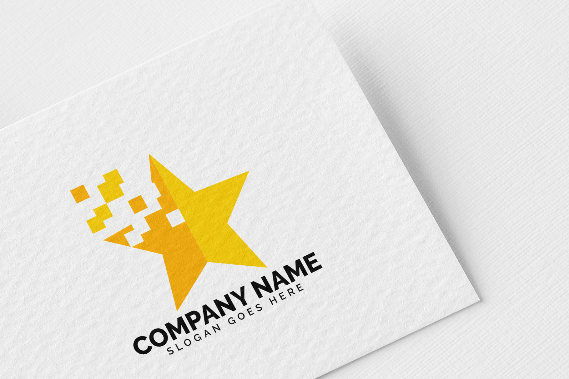 star pixel logo template, a Branding & Logo Template by meisuseno