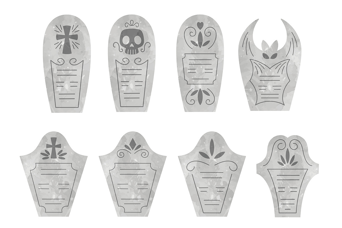 Halloween Tombstone Clipart
