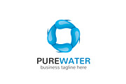 Pure Water Logo, a Branding & Logo Template by XpertgraphicD