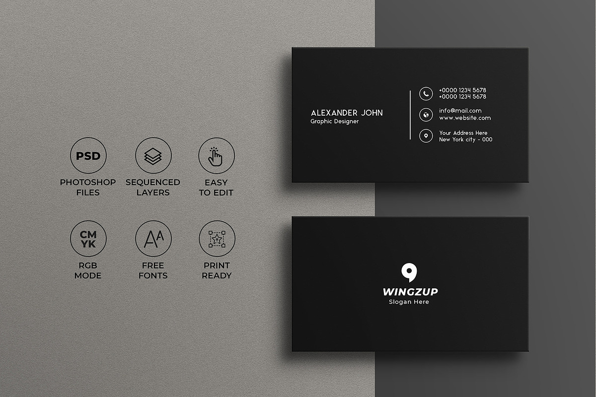 Simple Minimal Business Card
