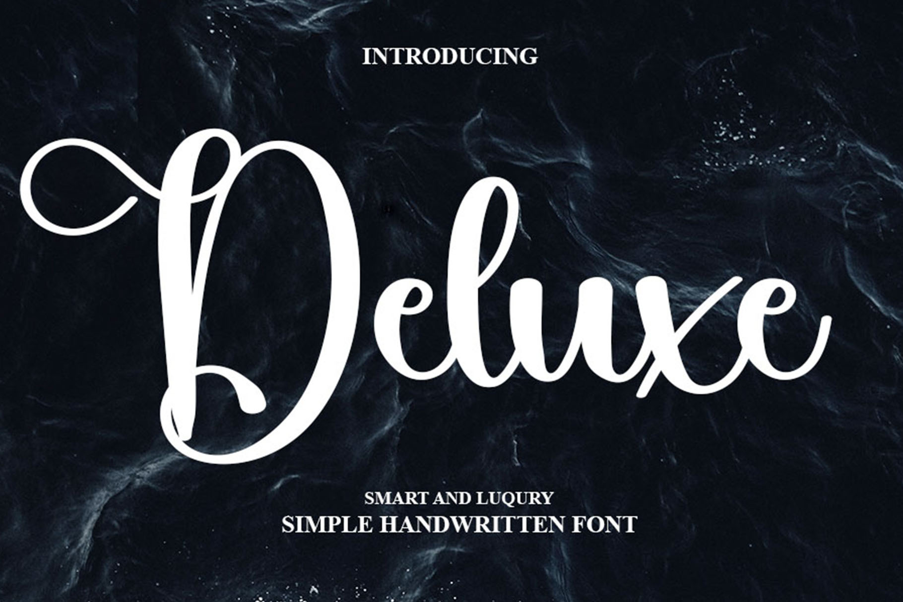 Deluxe - Handwriting Font